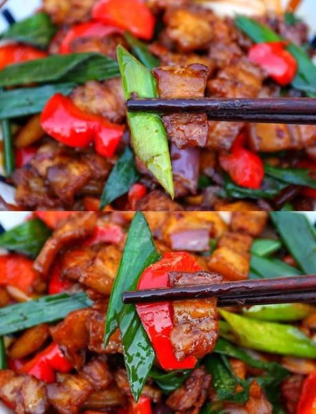 蒜苗回锅肉怎么炒好吃窍门_回锅肉蒜苗比例多少-第2张图片-山城妙识