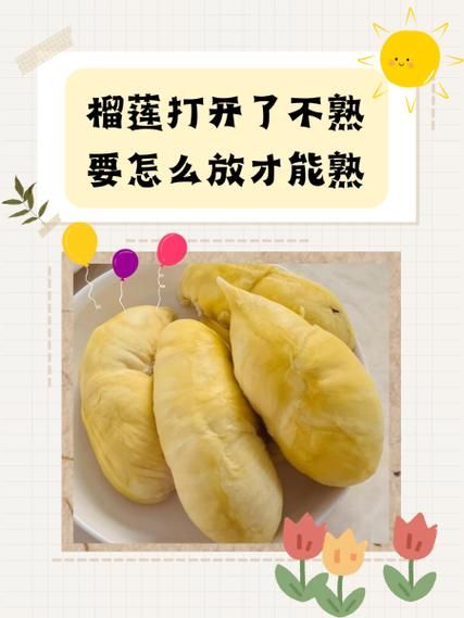 榴莲打开不熟怎么补救_榴莲不熟还能放熟吗-第1张图片-山城妙识