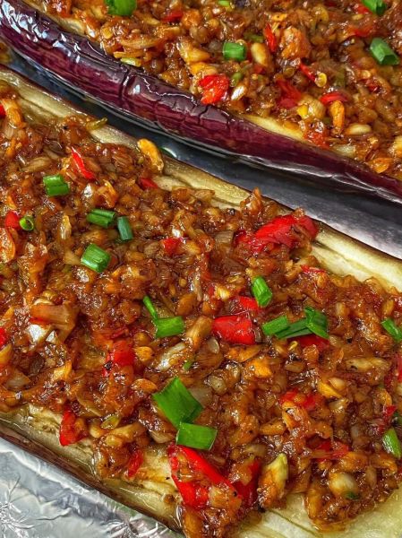 烤茄子怎么烤才好吃_烧烤架烤茄子做法-第3张图片-山城妙识