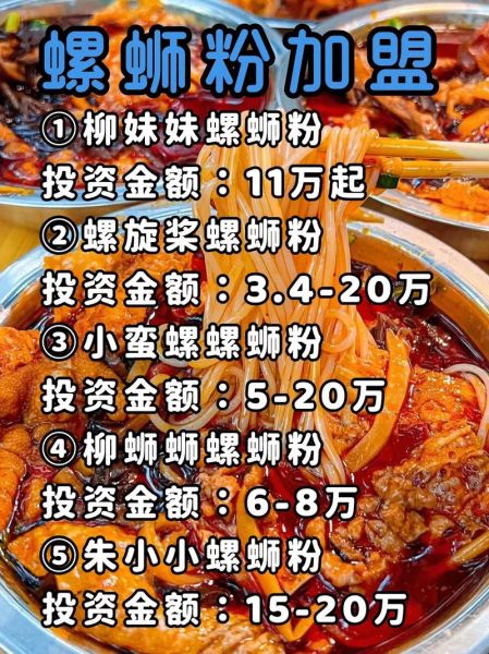 螺蛳粉加盟费多少钱_加盟螺蛳粉店要多少钱-第3张图片-山城妙识