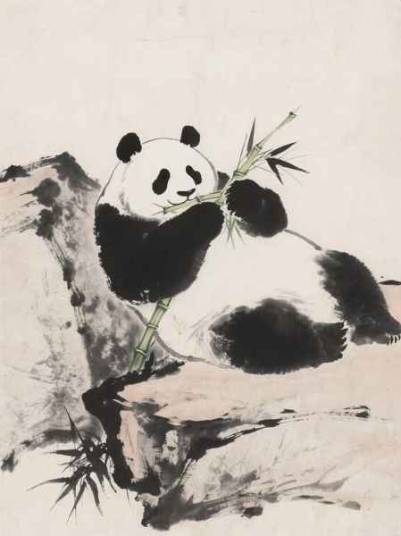 熊猫吃竹子图片_为什么熊猫只吃竹子-第1张图片-山城妙识