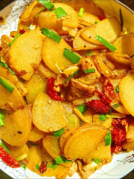 干锅土豆片怎么做_干锅土豆片的家常做法-第3张图片-山城妙识