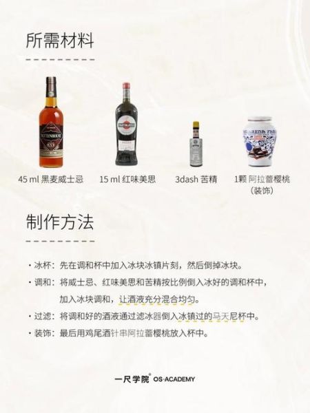 曼哈顿鸡尾酒配方_曼哈顿鸡尾酒怎么调-第1张图片-山城妙识