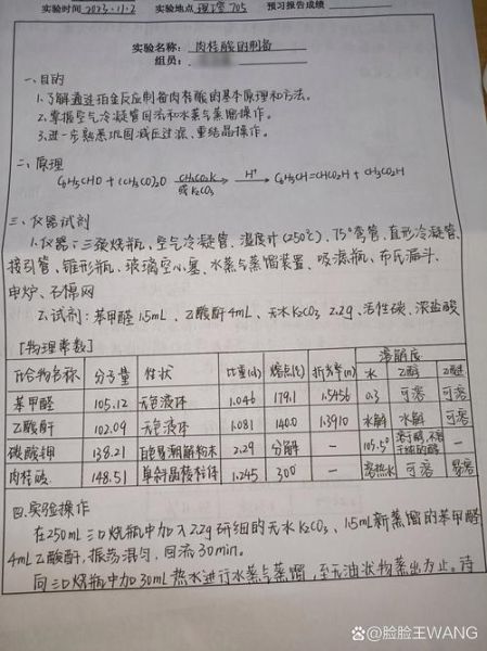 肉桂酸制备原理_肉桂酸制备实验注意事项-第2张图片-山城妙识