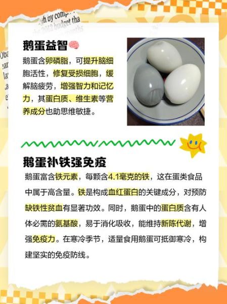 鹅蛋有什么营养_鹅蛋的功效与作用-第2张图片-山城妙识