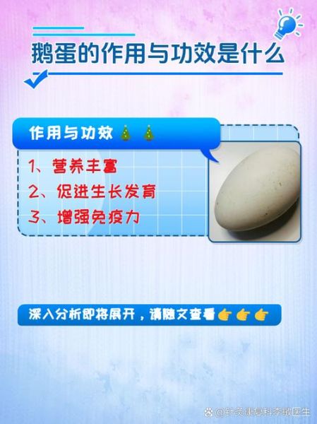 鹅蛋有什么营养_鹅蛋的功效与作用-第1张图片-山城妙识