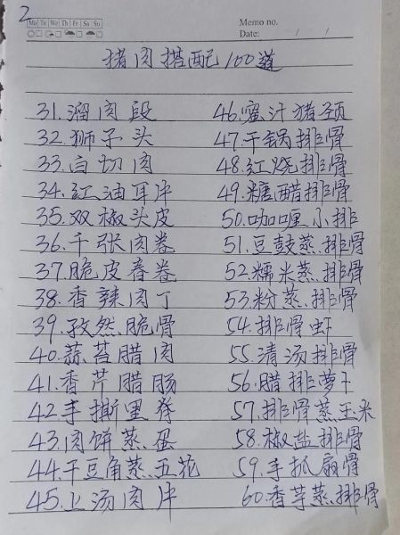 猪肉菜谱大全_猪肉怎么做好吃-第2张图片-山城妙识