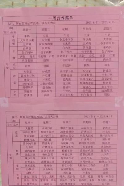 夏季食堂菜谱大全北方_北方夏天食堂吃什么-第2张图片-山城妙识