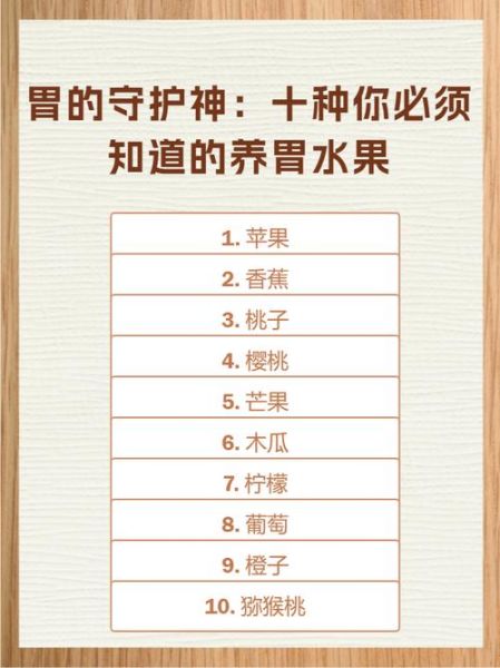 吃什么水果养胃又补胃_胃不好吃什么水果-第3张图片-山城妙识