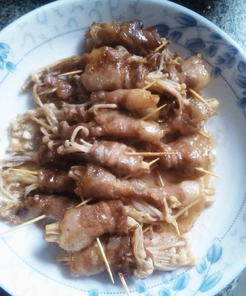 五花肉卷金针菇烤箱烤多久_温度设置-第3张图片-山城妙识