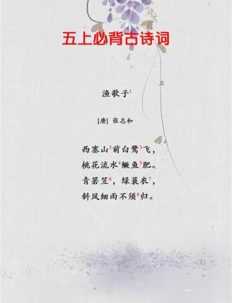 渔歌子古诗全首赏析_张志和词意解读-第1张图片-山城妙识