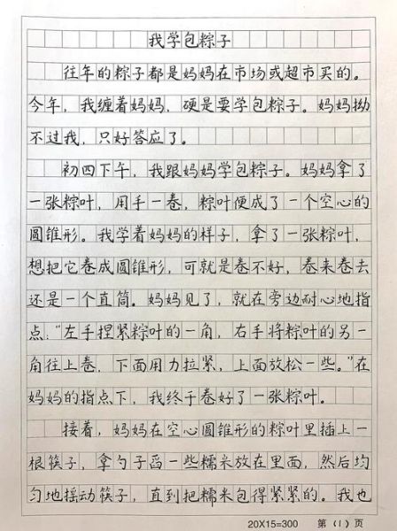 学包粽子作文怎么写_包粽子的步骤有哪些-第1张图片-山城妙识 学包粽子作文怎么写_包粽子的步骤有哪些-第1张图片-山城妙识