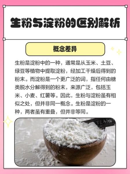 生粉是面粉吗_生粉与面粉区别-第2张图片-山城妙识