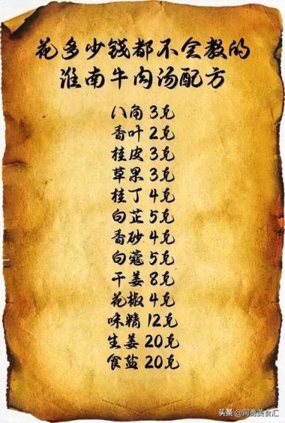 淮南牛肉汤的做法_淮南牛肉汤配料有哪些-第1张图片-山城妙识