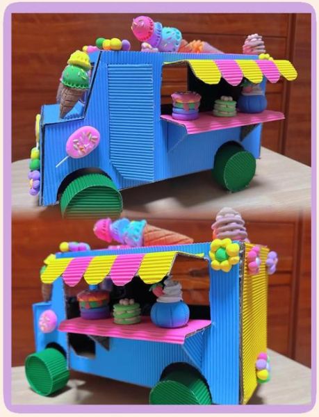 冰淇淋车手工制作_需要哪些材料-第2张图片-山城妙识