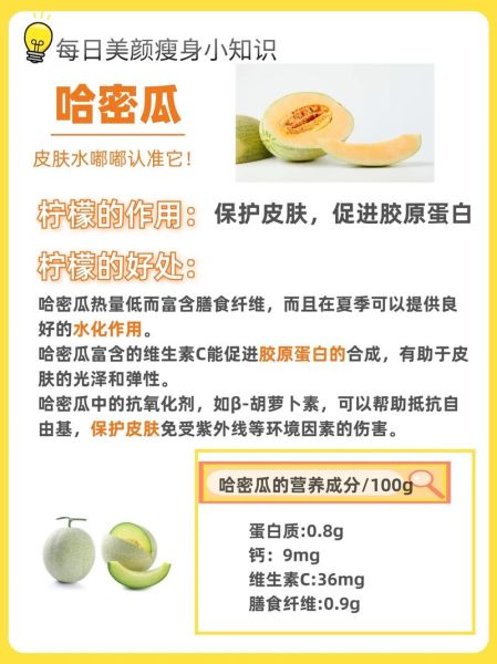 哈密瓜的热量是多少大卡_减肥能吃吗-第2张图片-山城妙识