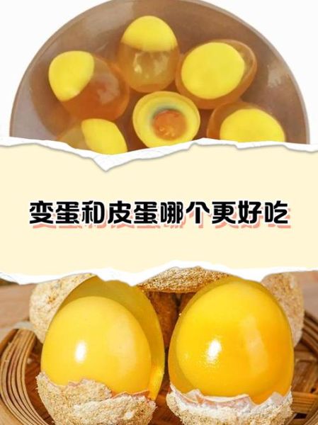 变蛋和皮蛋哪个好吃_区别与口感对比-第1张图片-山城妙识