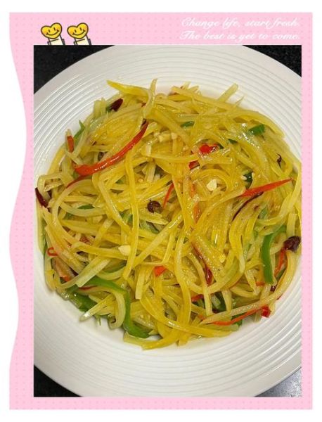 麻辣土豆丝怎么做_土豆丝怎么炒才脆-第1张图片-山城妙识