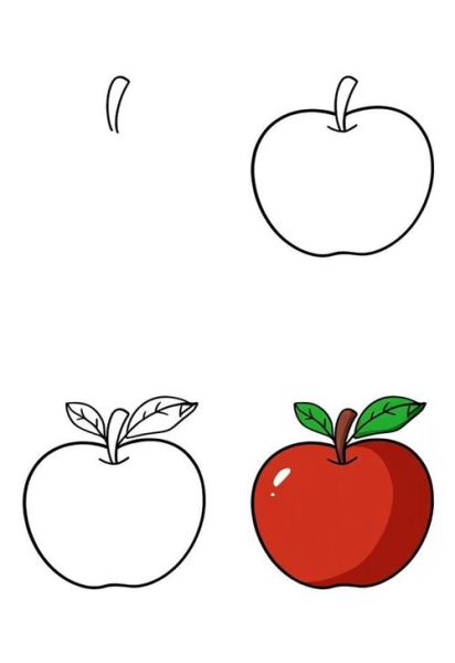 简笔画水果怎么画_十种水果简笔画步骤-第1张图片-山城妙识
