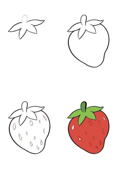 简笔画水果怎么画_十种水果简笔画步骤-第2张图片-山城妙识