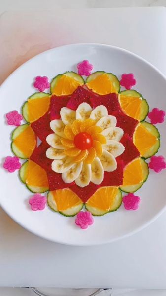 最漂亮的水果拼盘图片_怎么做-第3张图片-山城妙识