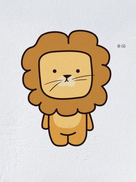 狮子头卡通图片怎么画_狮子头简笔画教程-第2张图片-山城妙识