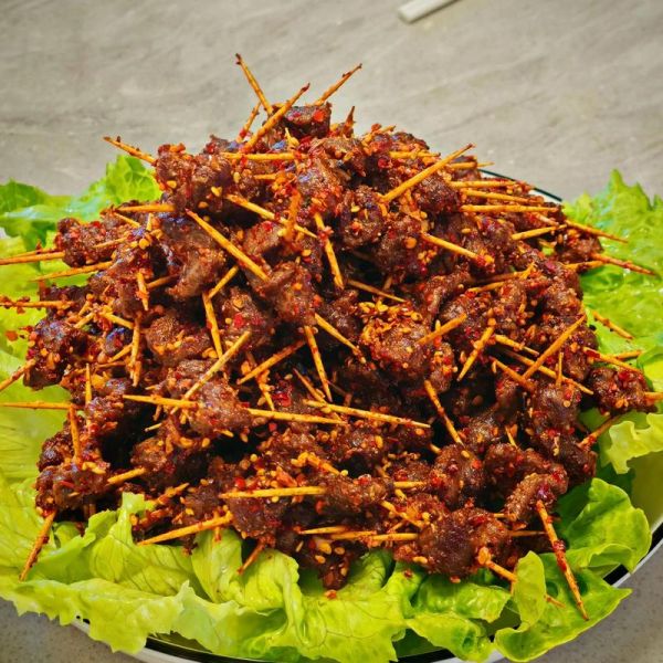 牙签牛肉怎么做_牙签牛肉视频教程-第2张图片-山城妙识