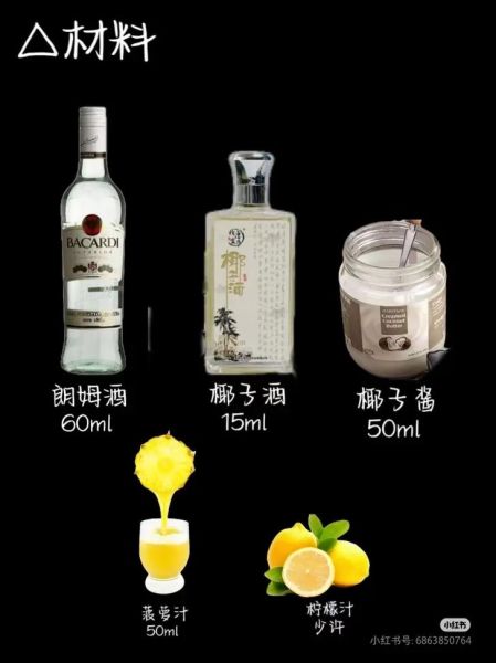 椰林飘香鸡尾酒配方_如何在家调出正宗椰林飘香-第2张图片-山城妙识