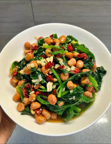 老醋菠菜花生米怎么做_老醋菠菜花生米窍门-第2张图片-山城妙识