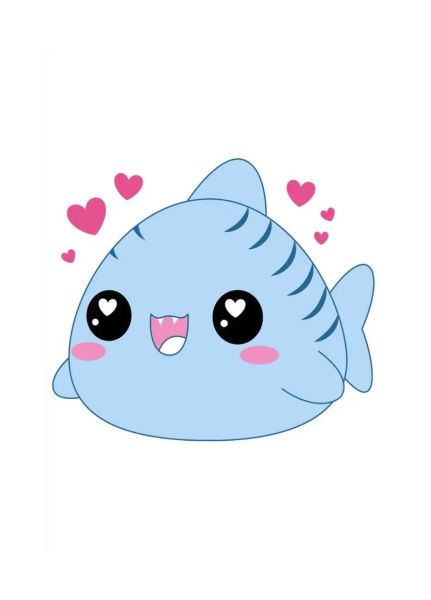 鲨鱼卡通图片大全_可爱鲨鱼简笔画怎么画-第1张图片-山城妙识 鲨鱼卡通图片大全_可爱鲨鱼简笔画怎么画-第1张图片-山城妙识