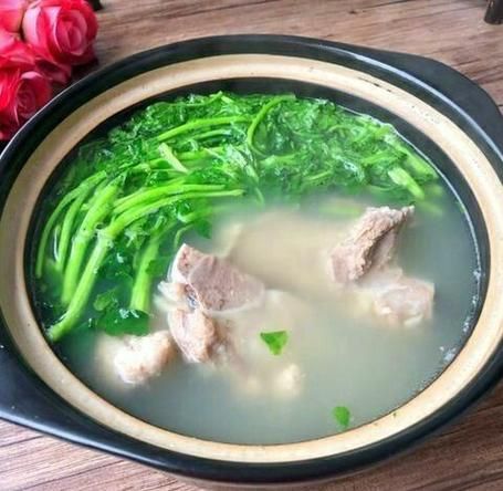 西洋菜猪骨汤的功效_孕妇可以喝吗-第1张图片-山城妙识 西洋菜猪骨汤的功效_孕妇可以喝吗-第1张图片-山城妙识