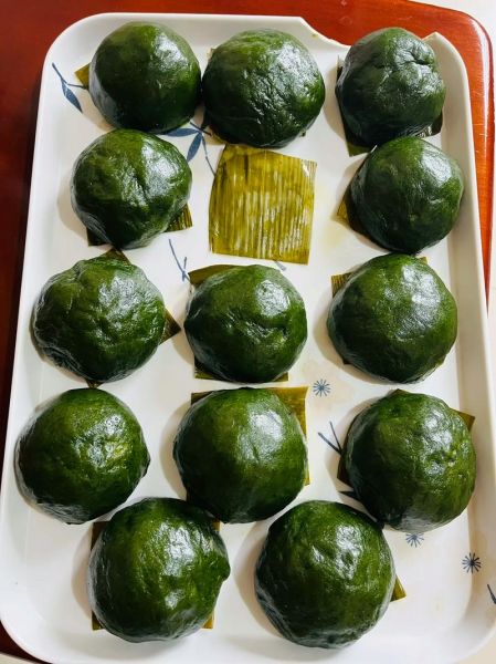 艾草青团怎么做才绿_艾草青团的做法窍门-第1张图片-山城妙识