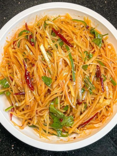 凉拌土豆丝放什么调料_凉拌土豆丝怎么调味-第1张图片-山城妙识