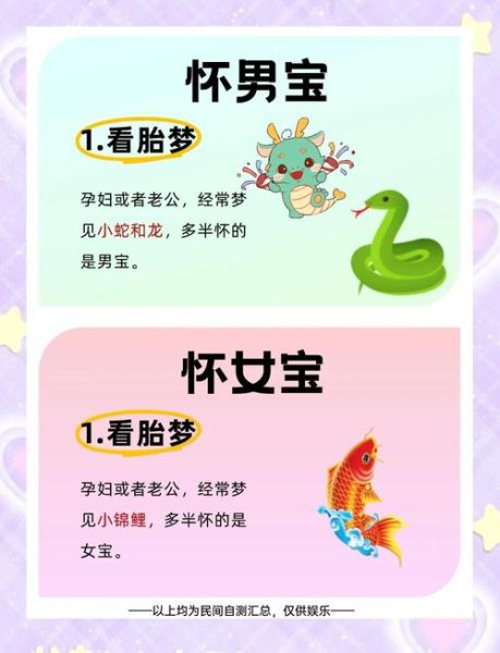 怀孕自测男女简单方法_怀孕测男女最准的方法-第1张图片-山城妙识