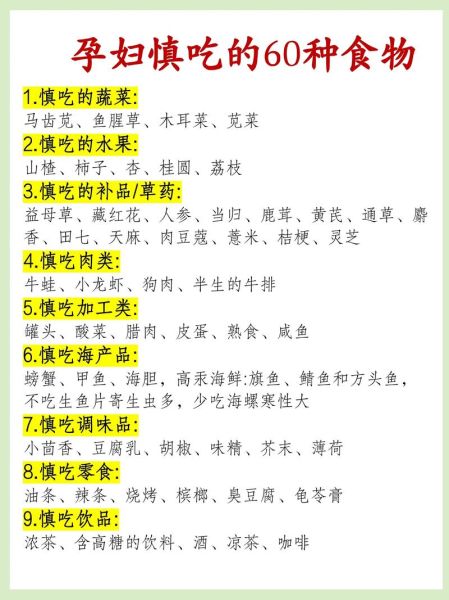怀孕不能吃什么食物和水果_孕妇饮食禁忌有哪些-第2张图片-山城妙识