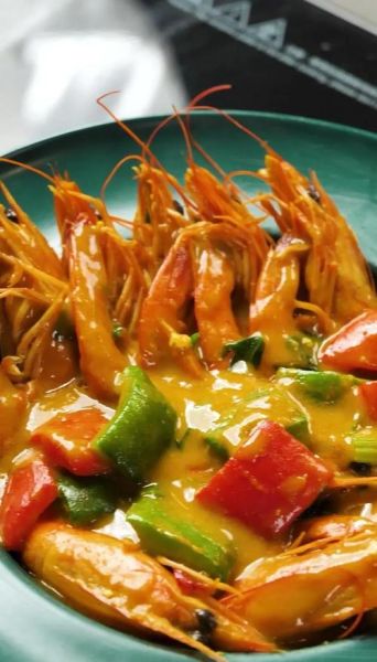 泰式料理怎么做_泰式咖喱虾做法-第1张图片-山城妙识