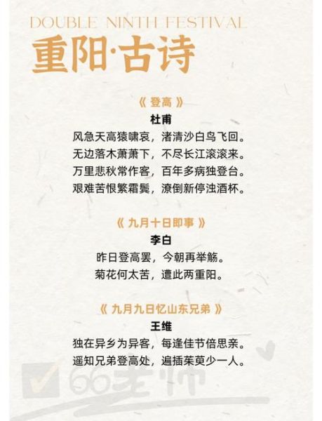 九九重阳节的来历和风俗_登高赏菊有什么讲究-第3张图片-山城妙识