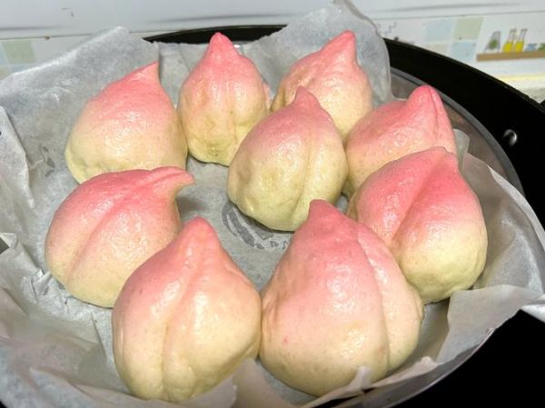 寿桃怎么做才松软_寿桃蒸多久才熟透-第1张图片-山城妙识