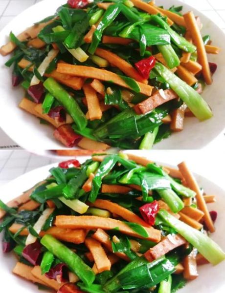 韭菜炒香干怎么炒好吃_韭菜炒香干的做法窍门-第1张图片-山城妙识