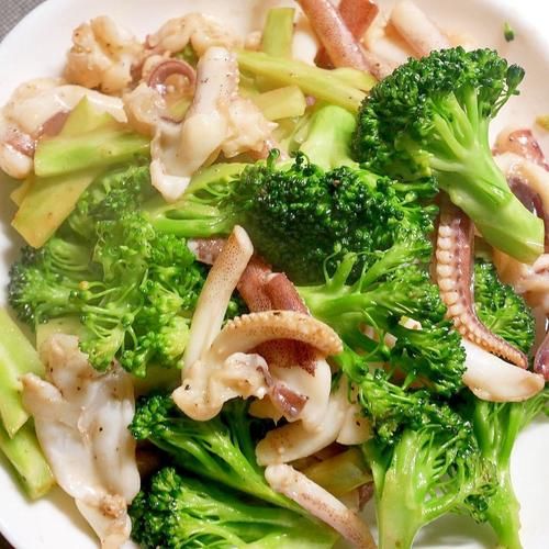 西兰花炒鲜鱿怎么做_西兰花炒鲜鱿热量高吗-第2张图片-山城妙识