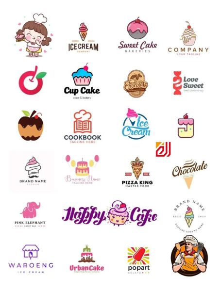 甜品店logo怎么设计_甜品店logo用什么颜色-第2张图片-山城妙识