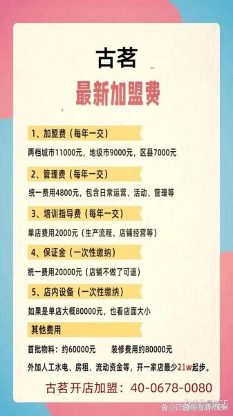 古茗加盟费用多少钱_古茗奶茶加盟条件-第2张图片-山城妙识
