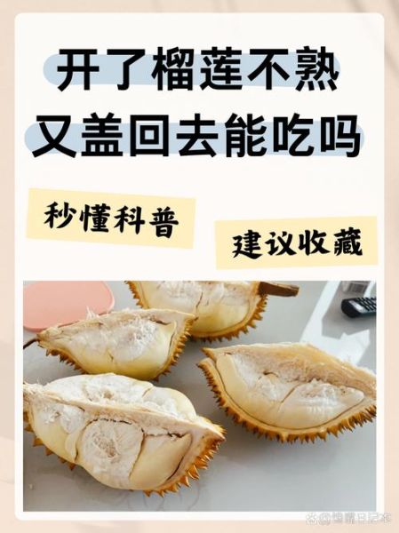 榴莲生的打开了还能熟吗_如何补救-第1张图片-山城妙识 榴莲生的打开了还能熟吗_如何补救-第1张图片-山城妙识