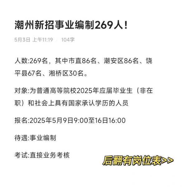 潮州招聘网有哪些岗位_潮州招聘网怎么投简历-第3张图片-山城妙识 潮州招聘网有哪些岗位_潮州招聘网怎么投简历-第3张图片-山城妙识