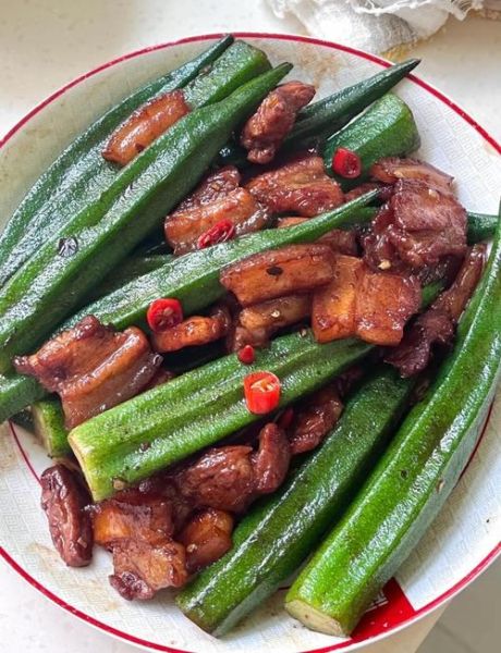 秋葵炒肉怎么炒好吃_秋葵炒肉的家常做法-第1张图片-山城妙识