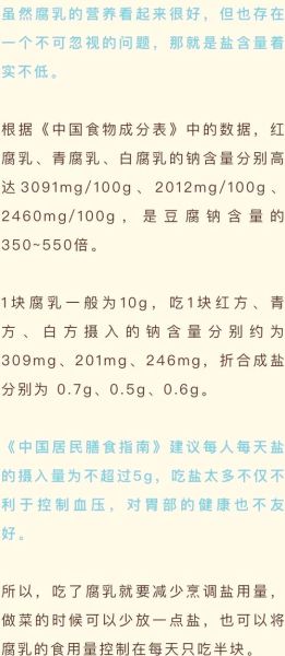 豆腐乳对身体有什么好处和坏处_长期吃会致癌吗-第3张图片-山城妙识