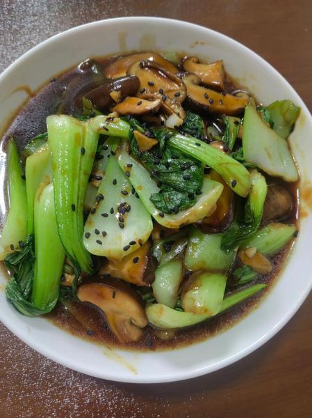 油菜怎么炒好吃_香菇油菜的家常做法-第3张图片-山城妙识