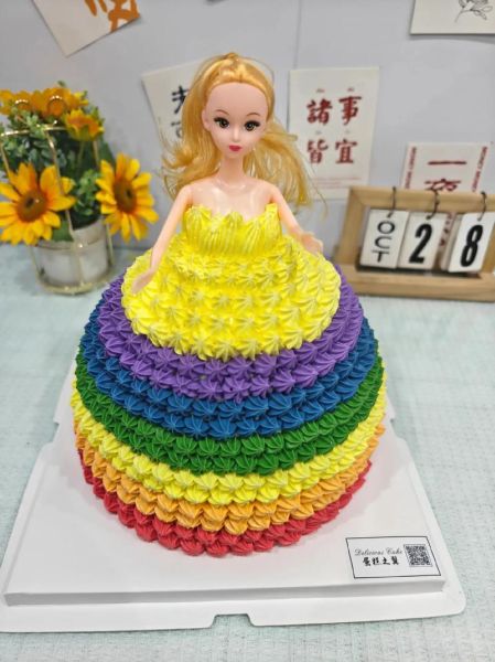 芭比公主蛋糕怎么做_芭比公主蛋糕图片大全-第1张图片-山城妙识