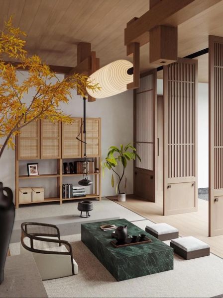 日式装修风格效果图_如何打造禅意空间-第2张图片-山城妙识