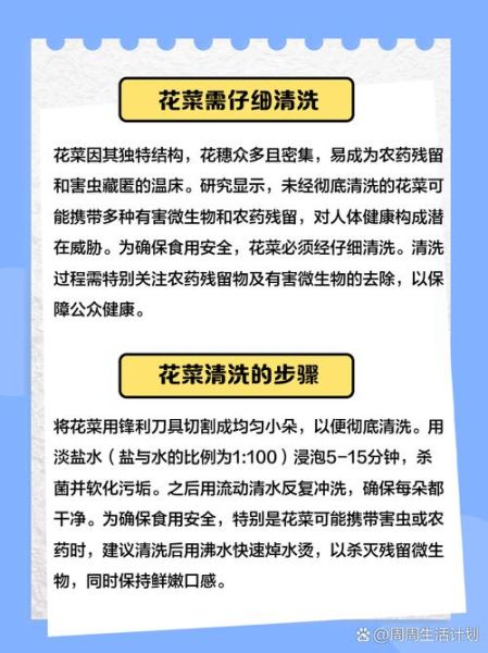 花菜怎么洗干净_花菜清洗的正确方法-第2张图片-山城妙识